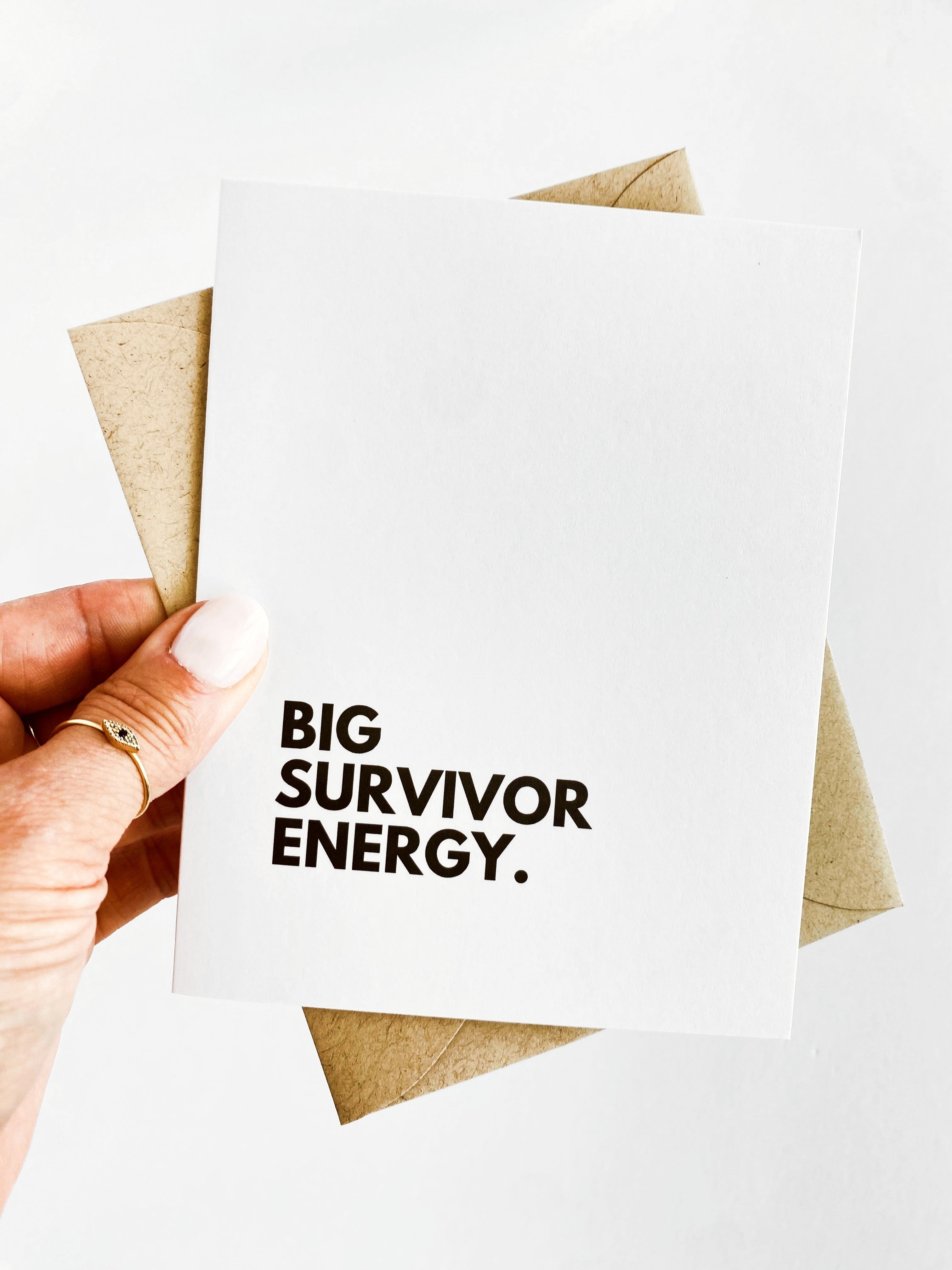 Big Survivor Energy Card Cancer Free Card Remission Congratulations Ca ...